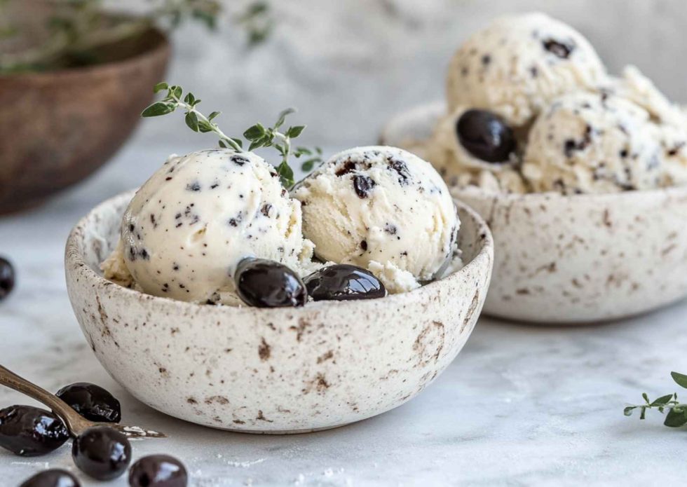 Glace Ricotta, Feta et Olives Noires avec le Ninja Creami 🍦Ice Creami